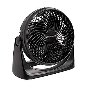 Amazon Basics 3 Speed Small Room Air Circulator Fan, 7-Inch Blade, Black