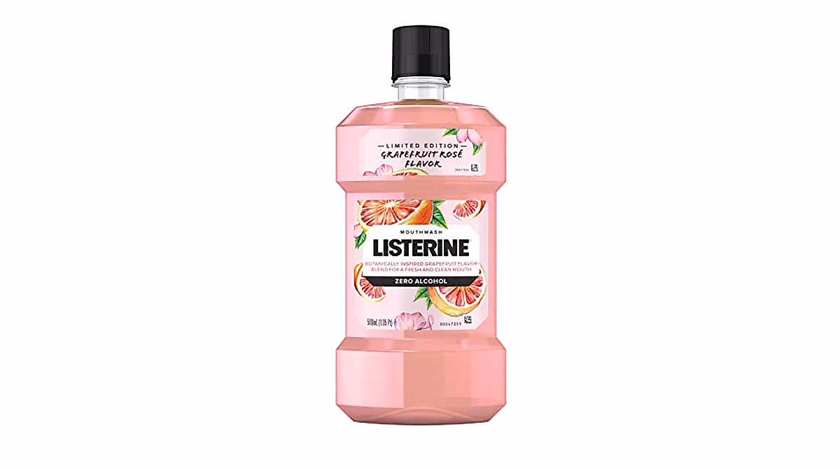 Listerine Zero Alcohol Mouthwash - Grapefruit Rose Flavor