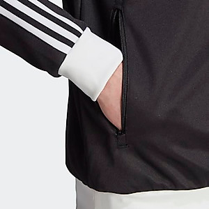 adidas Originals Men's Adicolor Classics Beckenbauer Track Top, Black/White, Large