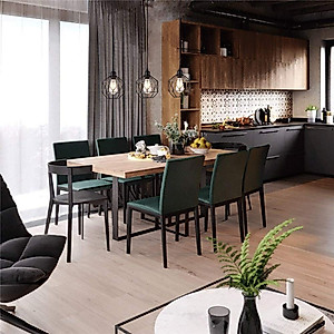 Simple Pendant Lamp Geometric Metal Wire Basket Cage Style Light Shade, Funky Retro Modern Industrial V-intage Look, Easy Fit AC 110V - 240V (Black) [Energy Class A+],Pendant