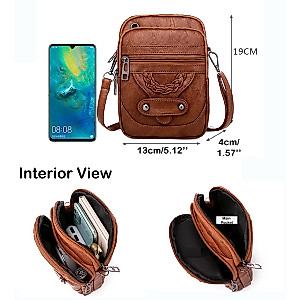 YXBQueen Crossbody Bags for Women Shoulder Purses and Handbags, Lightweight Crossbody Phone Bag for Women Mini Crossbody Shoulder Bag