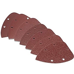 S&F STEAD & FAST Mouse Sander Sandpaper 70pcs, 40 60 80 100 150 240 320 Grit Mouse Sander Pads, Ryobi Sander Replacement Pad for Detail Mouse Sander, Ryobi Sanding Pads Sand Paper with Tack Cloth
