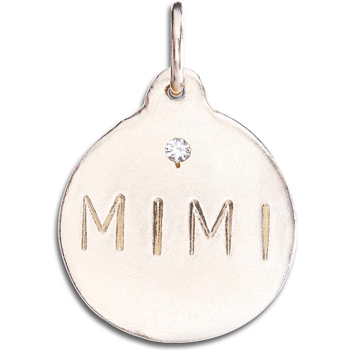 Helen Ficalora "Mimi Disk Charm With Diamond Rose Gold