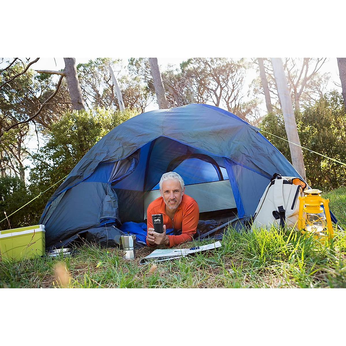 Gifts For Dad Biker Tumbler – I Don't Snore I Dream I'm A Motorcycle - Grandpa Gifts, Birthday, Christmas Gifts for New Grandpa, Granddad, New Grandfather, Husband, Men Travel Mug(Navy Blue, 20 OZ)