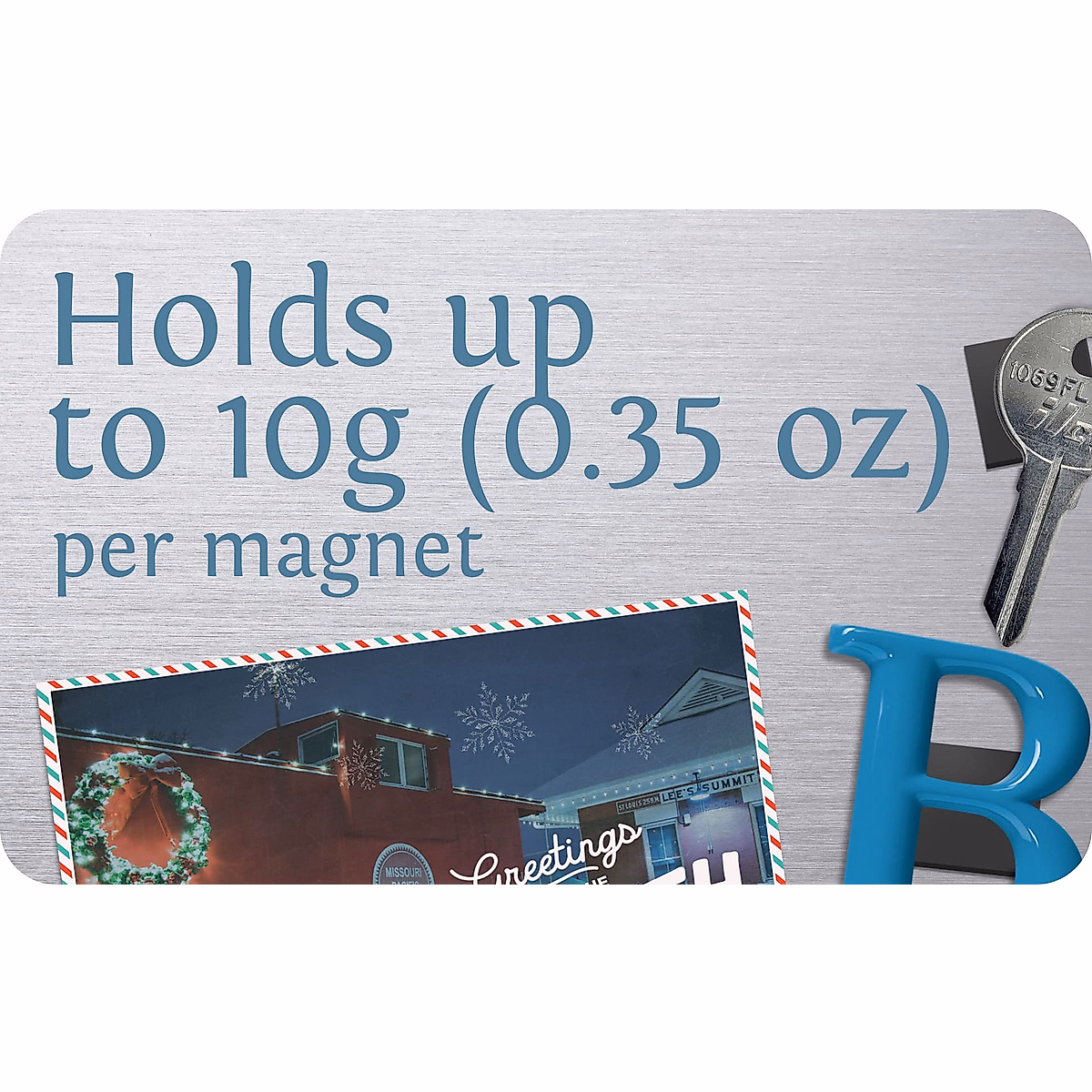 Magnefic Magnetic Squares, 1 Tape Sheet of 70 Magnetic Squares (Each 20x20x2mm), Magnet on one Side, Self Adhesive on The Other Side. Perfect for Fridge Organisation, Art Project, Vision Board