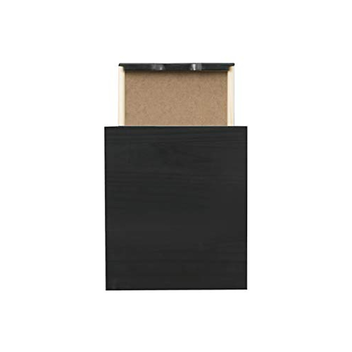 Linon Six Drawer Rolling Storage Corinne Cart, Black 6