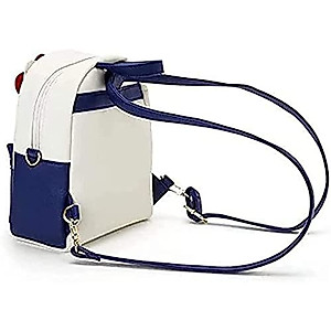 ALORVE Anime Cute Cartoon Bag Cosplay Shoulder Bag Backpack Handbag PU Schoolbags for Kids Girls Fans(Navy Blue)