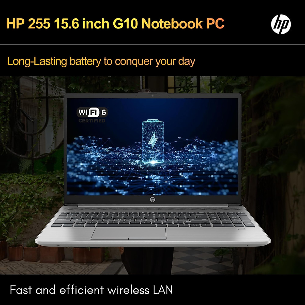 HP 255 G10 Laptop for Home or Work, 16GB RAM, 1TB SSD, 15.6" Full HD, Ryzen 3 7330U (Beat Intel i5-1135G7), HDMI, USB-C, Windows 11 Pro, Business and Fun Ready