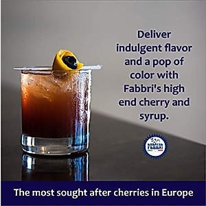 Fabbri Amarena Wild Cherries in Syrup, Gluten Free, Non- GMO, Vegan, 21 Ounce