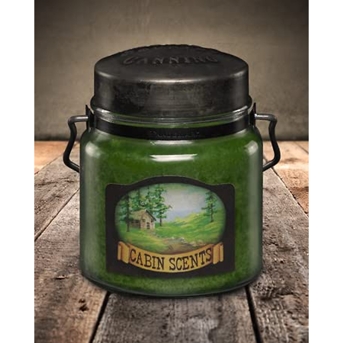 McCalls Candles | Cabin Scents | Highly Scented & Long Lasting | Classic Painted Label | Hand Crafted Metal Lid with Strap and Handle| Premium Wax & Fragrance | Made in The USA | 16 oz