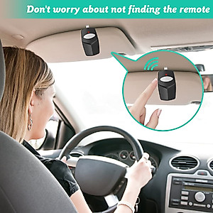 Garage Gate Door Opener Remote Transmitter,Replacement for Linear Multicode 3089 MCS308911,10 Dip Switch,Visor Clip,300mhz,2 Pack