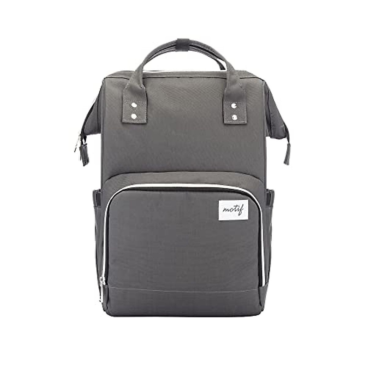 Motif Medical, Maternity Backpack, Insulated Nursing Bag for Breast Pump, Breast Milk, Feeding Bottle - Grey