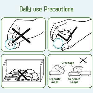anmas rucci 100PCS CR2032 Lithium 3V Coin Battery, CR2032 Li-ion Lithium Batteries 3V Coin Button Cell, CR2032 3V Battery for Key Fob, Car Remote