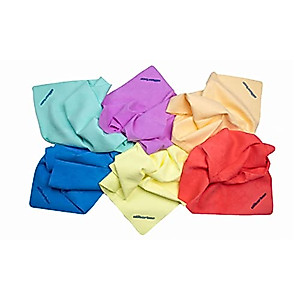 CleanTools The Absorber Synthetic Premium Drying Chamois Cloth for Car: Super Absorbent, Scratch-Free and Washable | 27-Inch x 17-Inch, Aqua, Large (PN: 14946-46149)