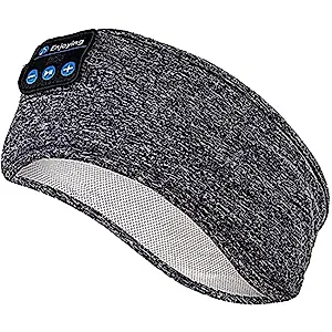 Perytong Sleep Headphones Wireless, Bluetooth Sports Headband Headphones with Ultra-Thin HD Stereo Speakers Perfect for Sleeping,Workout,Jogging,Yoga,Insomnia, Air Travel, Meditation, Grey
