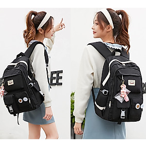 Makukke School Backpacks for Teen Girls - Laptop Backpacks 15.6 Inch College Bookbag Anti Theft Women Casual Daypack