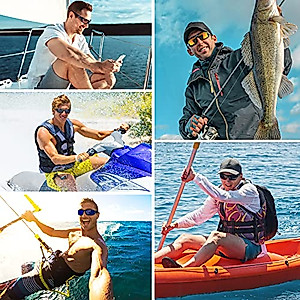 Duduma Tr8116 Polarized Sports Sunglasses for Baseball Cycling Fishing Golf Superlight Frame