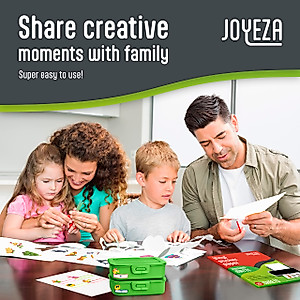 JOYEZA Premium Printable Vinyl Sticker Paper for Inkjet Printer - 25 Sheets Matte White Waterproof, Dries Quickly Vivid Colors, Holds Ink well- Tear Resistant - Inkjet & Laser Printer