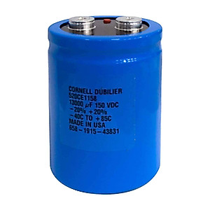 Miller 249841 Capacitor, Elctlt 13000 Uf 150 Vdc Can 3.00 Dia