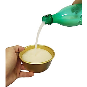 Makgeolli bowls, Aluminum Korean Traditional Bowls for Makgeolli(Korean Raw Rice Wine) Hiking Soup dish, Made in Korea (No Hand)