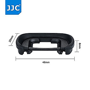 2 Pack Camera Eyecup Eye Cup Eyepiece Spare Replacement for Sony A9II A7RIV A7RIII A7III A7RII A7SII A7II A7R A7S A7 A9 A99II A58, Replaces Sony FDA-EP18 FDA-EP16 FDA-EP15