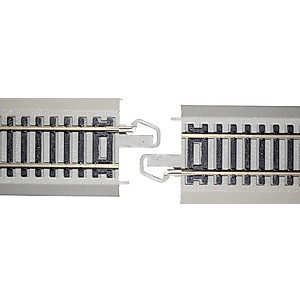 Bachmann Trains - Snap-Fit E-Z TRACK 18” RADIUS CURVED TRACK (4/card) - NICKEL SILVER Rail With Gray Roadbed - HO Scale , Grey