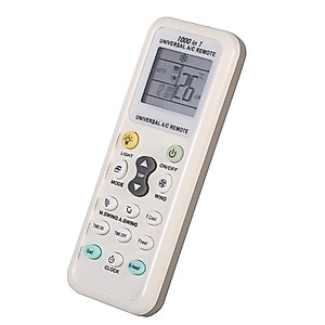 Air Conditioner Remote Control, Portable Universal Intelligent Air Conditioner Remote Control Replacement Controller for Most Air Conditioners