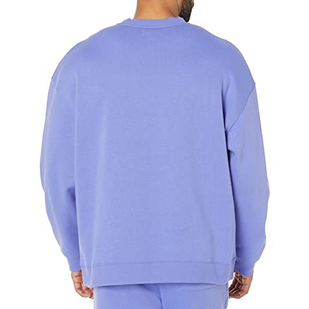 Amazon Essentials Men's Oversized-Fit Crewneck Sweatshirt (Available in Big & Tall), Purple Blue, X-Large