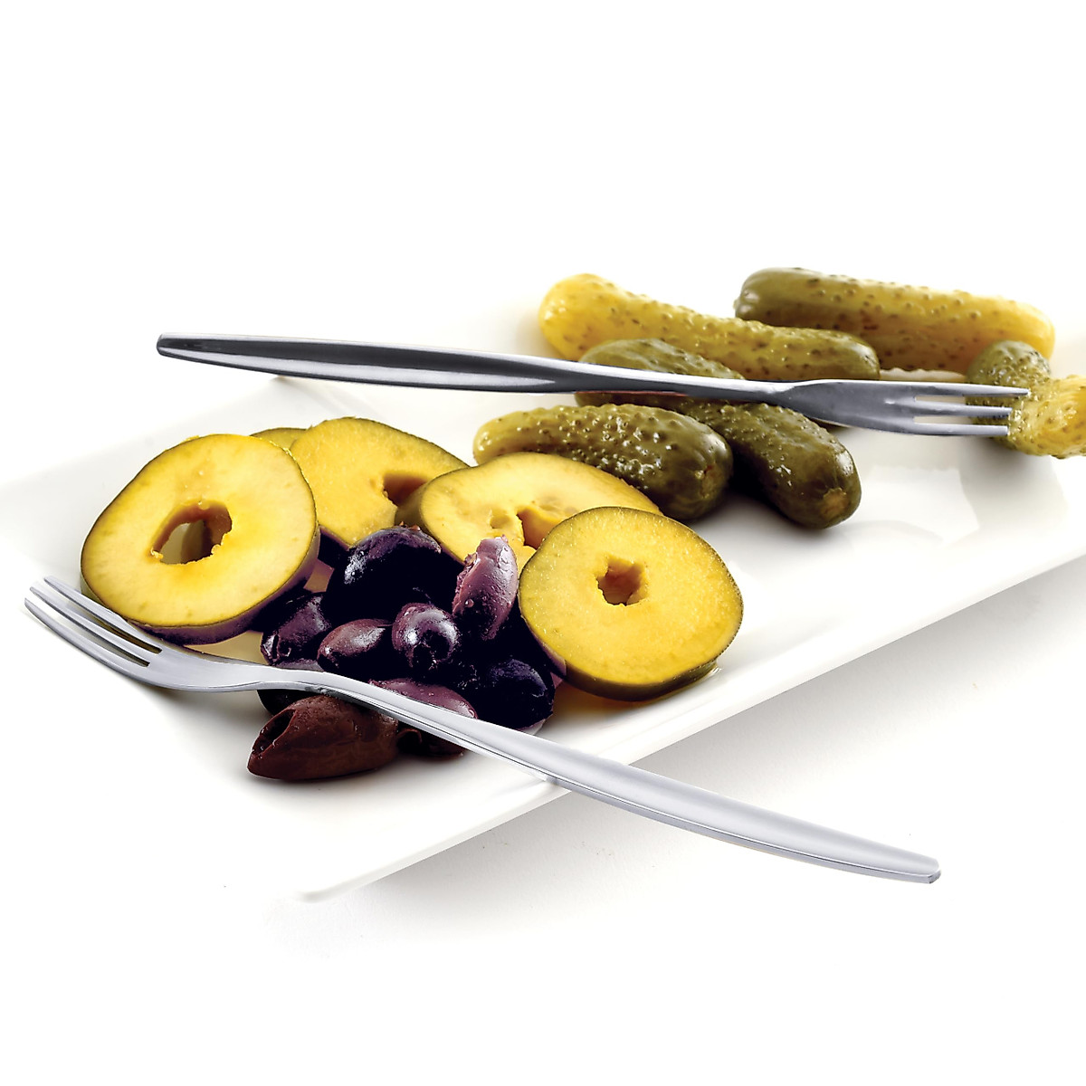 Norpro, Set of 2 Stainless Steel Pickle Forks, Silver