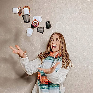 Crazy Cups Flavored Coffee for Keurig K-Cup Machines, Bananas Foster Flambe', Hot or Iced Drinks, 22 Single Serve, Recyclable Pods