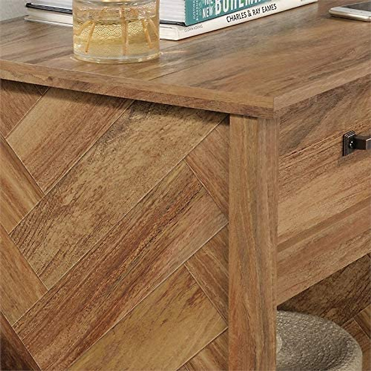 Sauder Cannery Bridge Nightstand, Sindoori Mango Finish