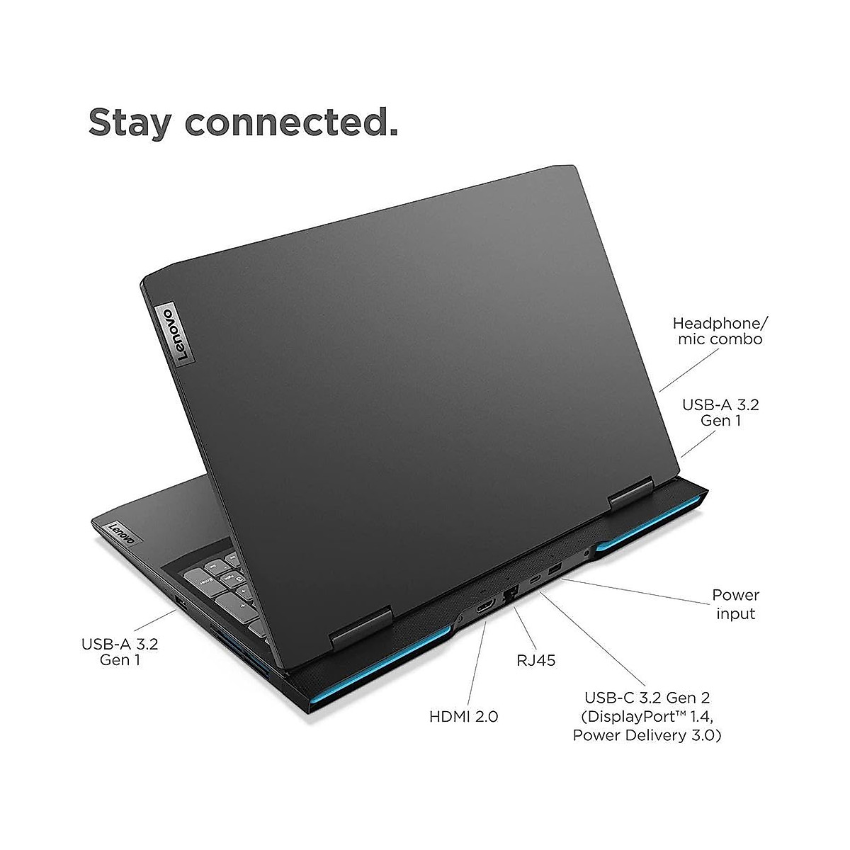 LENOVO 2023 IdeaPad Gaming 3 15ARH7 15.6" FHD IPS 120Hz Premium Gaming Laptop, AMD 8-Core Ryzen 7 7735HS, 32GB RAM, 2TB PCIe SSD, NVIDIA GeForce RTX 4050, White Backlit, Windows 11 Pro + HDMI Cable