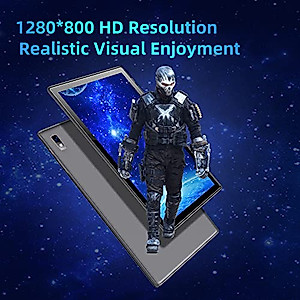 BYYBUO SmartPad A10_L Tablet 10.1 inch Android 11 Tablets, 32GB ROM Quad-Core Processor 5000mAh Battery, 1280x800 IPS HD Touchscreen 5MP+8MP Camera, Bluetooth,WiFi (Grey)