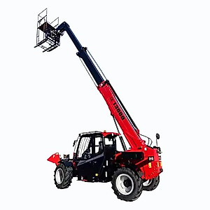 Double Telescopic Forklift Boom Loader for Container Bundle Stone Glass slabs Loading and unloading Handler from 14m Lifting