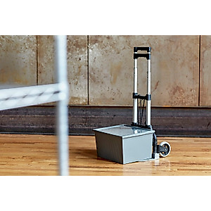 Safco Products Stow and Go Utility Hand Truck, Silver and Black (4049NC)