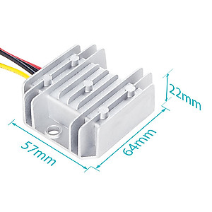uxcell Voltage Converter Regulator DC/DC DC 12V Step-Up to DC 48V 2A 96W Power Boost Transformer Waterproof