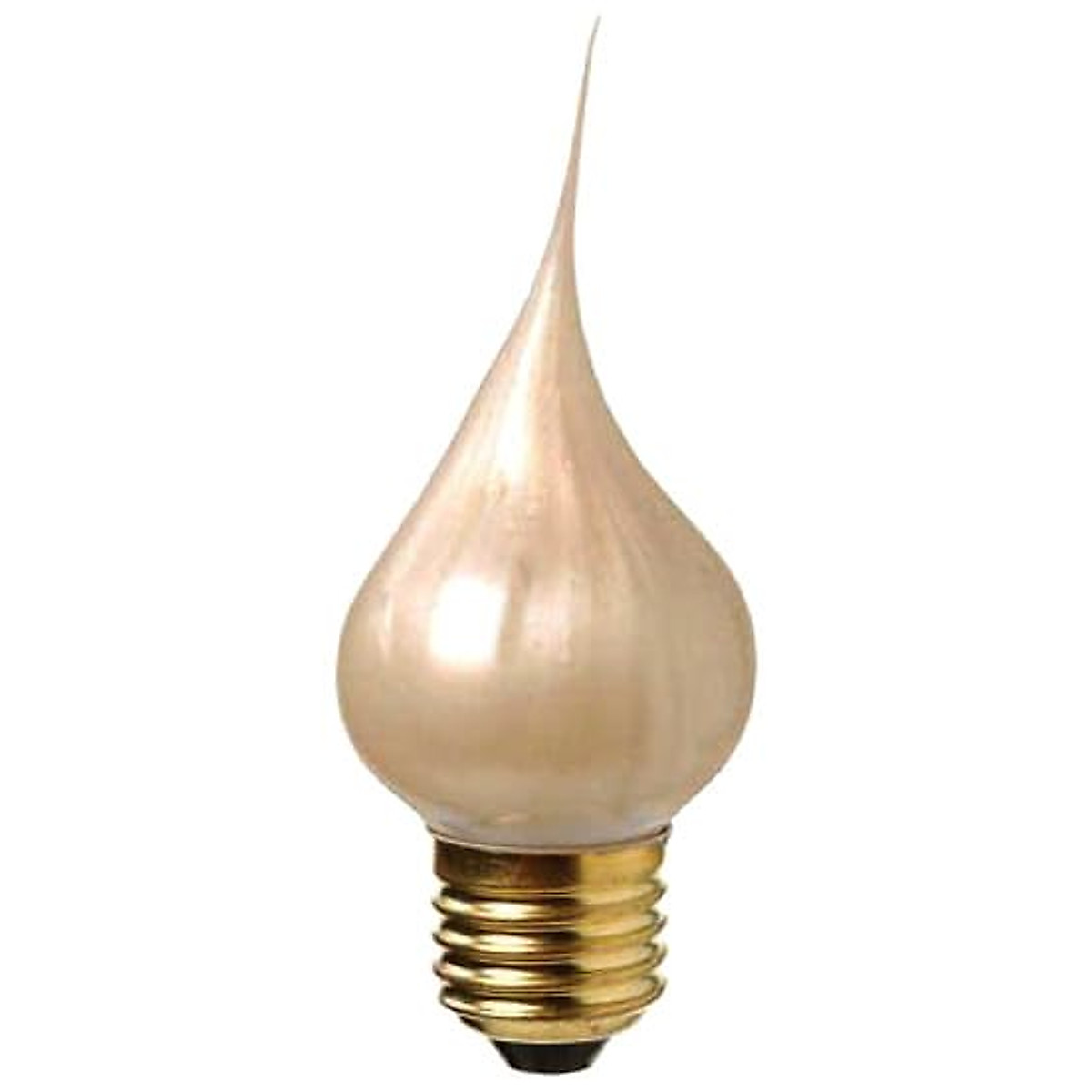 Creative Hobbies® 7194PSA Large Medium Base Champagne Silicone Light Bulbs, 7.5 Watt, Individually Boxed, Wholesale Pack of 6 Bulbs