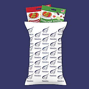 Needzo Movie Night Snack Mix Soda Pop and Buttered Popcorn Jelly Beans, Gourmet Chewy Candy for Boys or Girls, Shareable Bagged Candies, Pack of 2