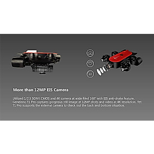 200M Underwater Drone ROV Robot with 4K UHD Action Camera Remote Control Shooting Under Water Camera Unmanned Submarine for Diving Fishing (150m)