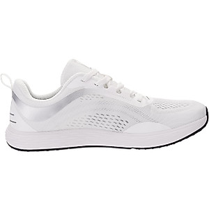 Mens Zero Drop Wide Width Toe Box Road Running Shoes Tennis Athletics Cushioning Size 12 Lightweight Sport Walking Hiking Training Male White 46