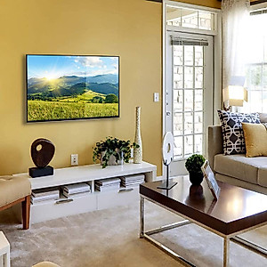 Perlegear Low Profile Fixed TV Wall Mount Bracket for Most 17-42 Inch LED LCD OLED Flat Curved Screen TVs, Ultra Slim and Space Saving TV Mount with Max VESA 200 x 200mm and 66 lbs, Fits 8 Inch Studs