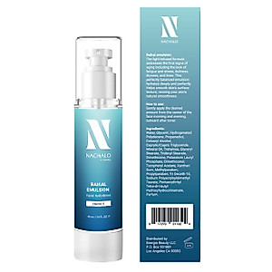 Sensitive Skin Hydrating Face Moisturizer - Baikal Water & Vitamin E Soothing Emulsion, 48mL/1.6oz, Non-Sticky, Anti-Redness, Vegan, for All Skin Types.