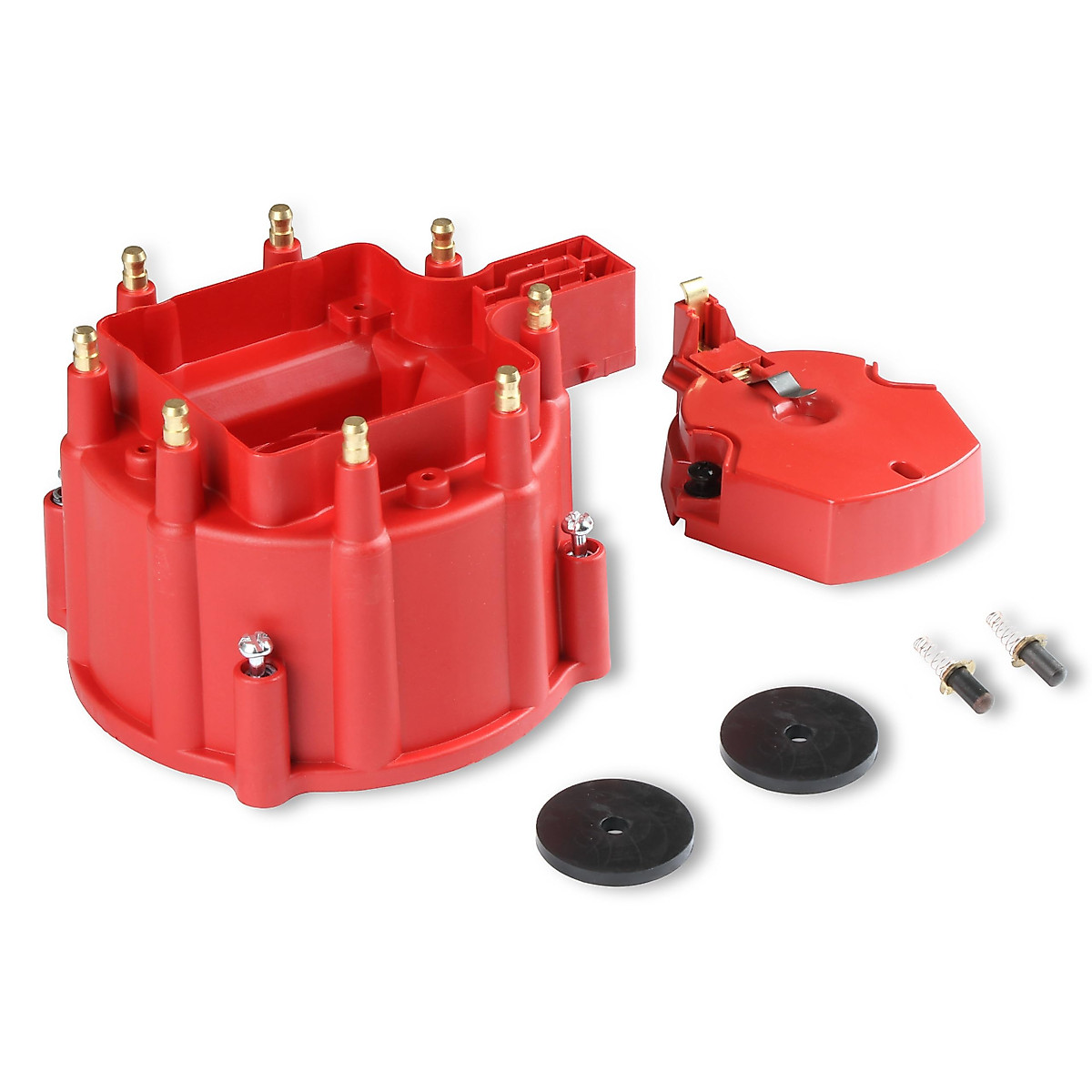 8416 MSD Distributor Cap and Rotor - GM HEI - Red