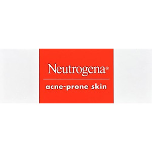 Neutrogena Facial Cleansing Bar Treatment for Acne-Prone Skin, Non-Medicated & Glycerin-Rich Formula Gently Cleanses without Over-Drying, No Detergents or Dyes, Non-Comedogenic, 3.5 oz