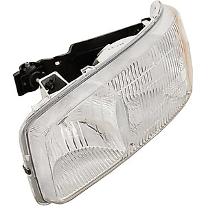 OIICMPX Headlight Driver Side Clear Lens Headlamp W/Bulb for GMC for Yukon for Sierra 3500/2500HD/1500HD/1500 Classic for Sierra 3500/2500HD/2500/1500HD/1500 for Yukon XL 2500/1500