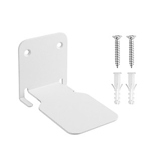 YESBAY 1 Set Stylish Floating Bookshelf Set Wall Mounted Book Shelf Organizer Space-Saving Simple Installation Invisible Wall Mounted Shelves Heavy-Duty Bookshelf for Books White