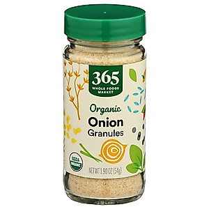 365 by Whole Foods Market, Onion Granules Organic, 1.9 Ounce