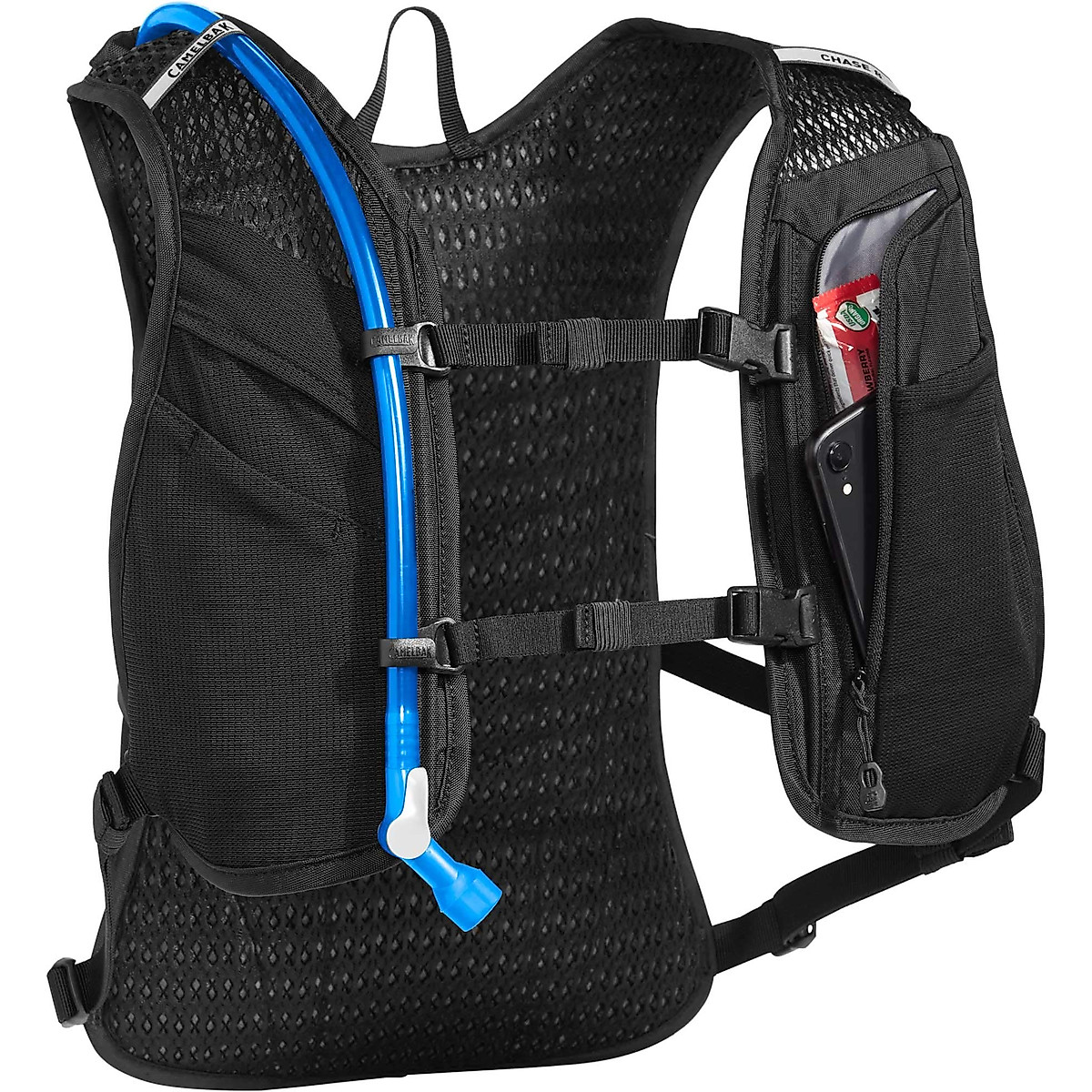 CamelBak Chase 8 Bike Hydration Vest - Integrated Tool Organization - 70oz., Black