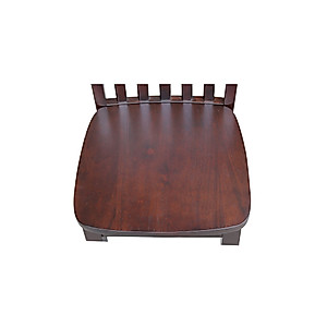 International Concepts 5-Piece 2532 Table with 4 Mission Juvenile Chairs, Rich Mocha Finish