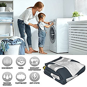 Feim-AO Ive Love - Softball Home Blanket Anti-Static Nap Blanket Luxury Velvet Fleece Blanket Thermal Throw Sleeping Blankets for Sofa Bed Couch